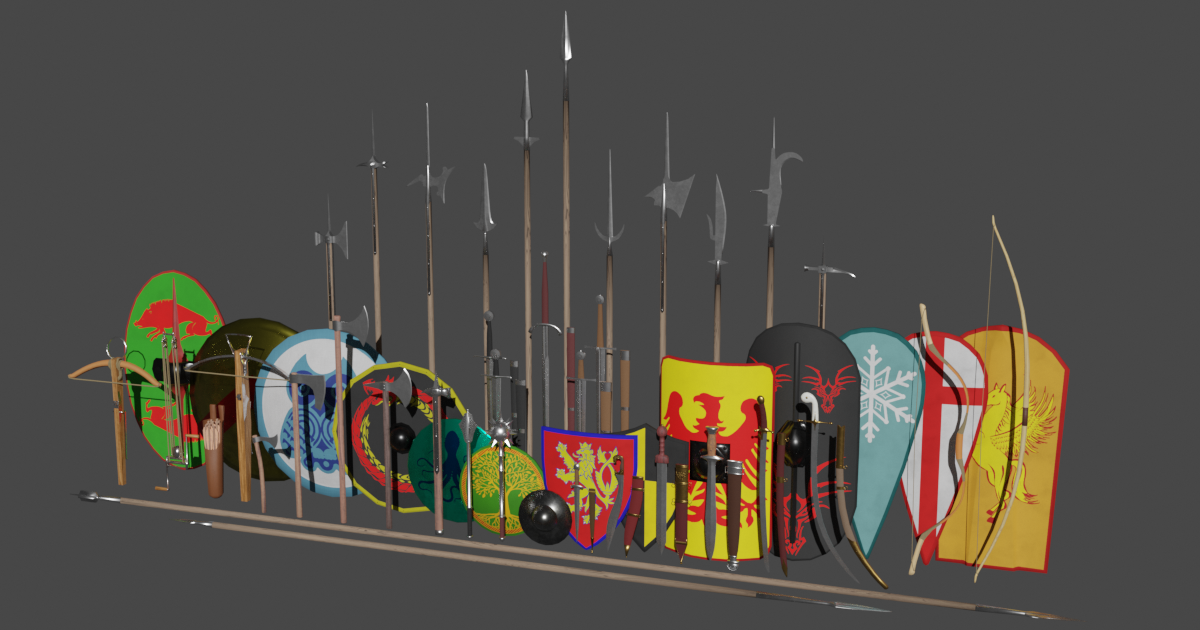 Ancient and Medieval Weapons | 3D Weapons | Unity Asset Store