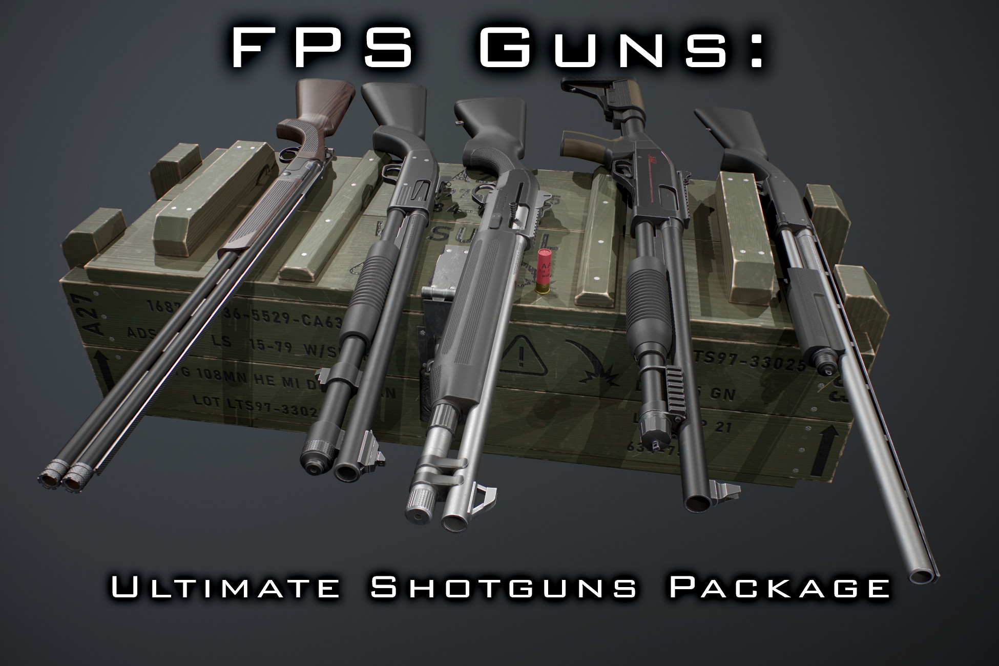 FPS Guns: Ultimate Shotguns Package | 3D Weapons | Unity Asset Store