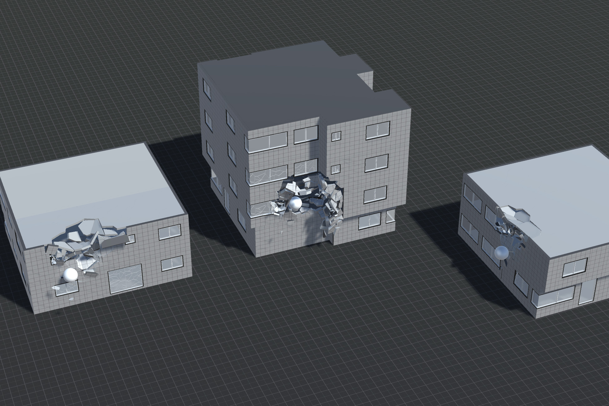 Destructible Buildings | 3D 都市 | Unity Asset Store