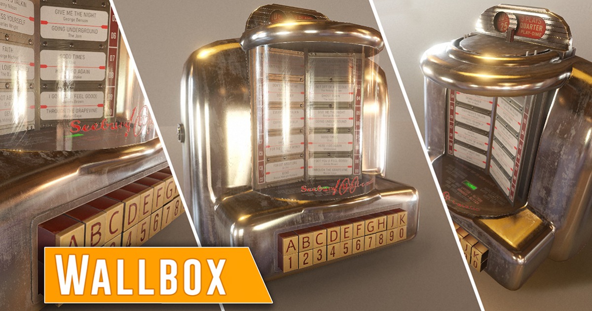 Wallbox for jukebox | 3D Electronics | Unity Asset Store