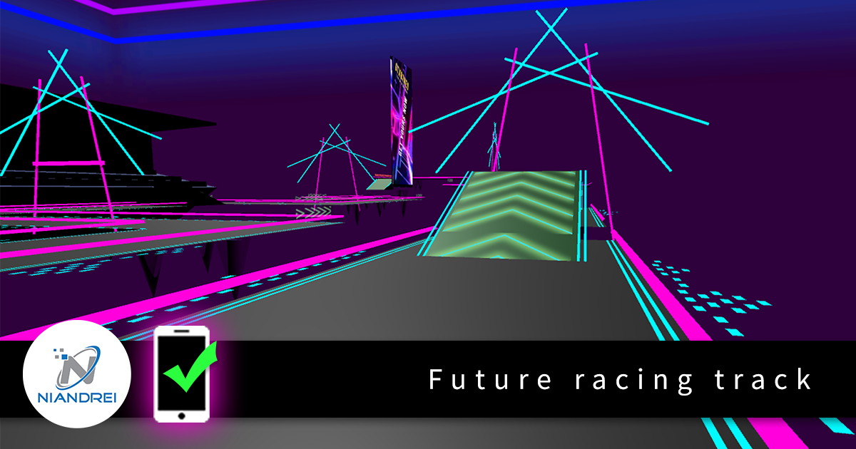 Future racing track - Mobile ready | 3D 道路 | Unity Asset Store
