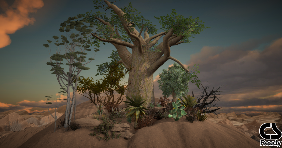 Desert Vegetation Volume 1 | 3D Trees | Unity Asset Store