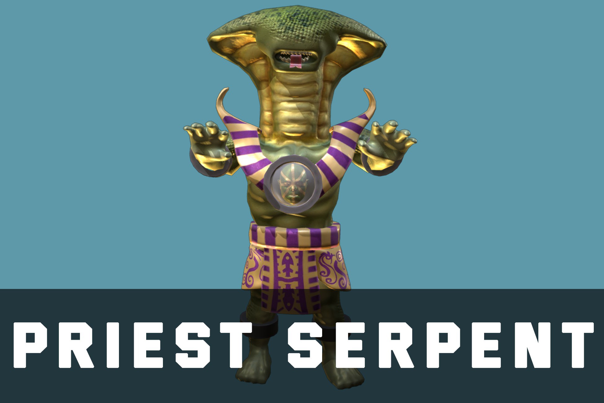 Giant Priest Serpent | 3D 생물 | Unity Asset Store