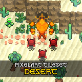 2D TopDown Desert Tileset - Fantasy Dreamland