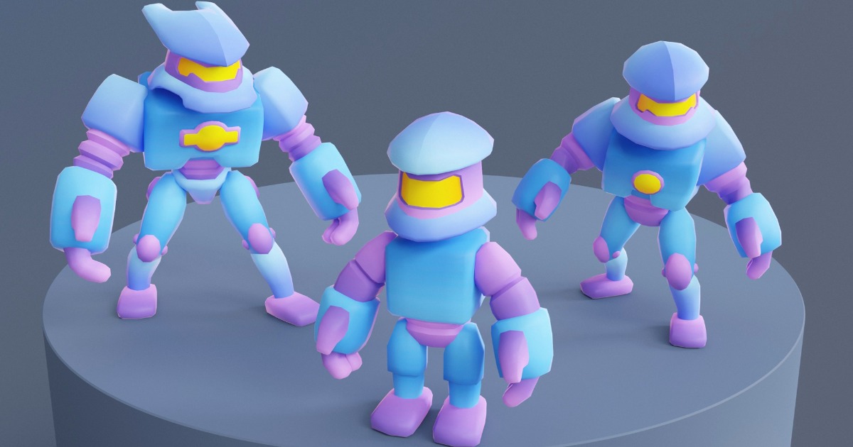Robot Characters - Ranger | 3D Robots | Unity Asset Store