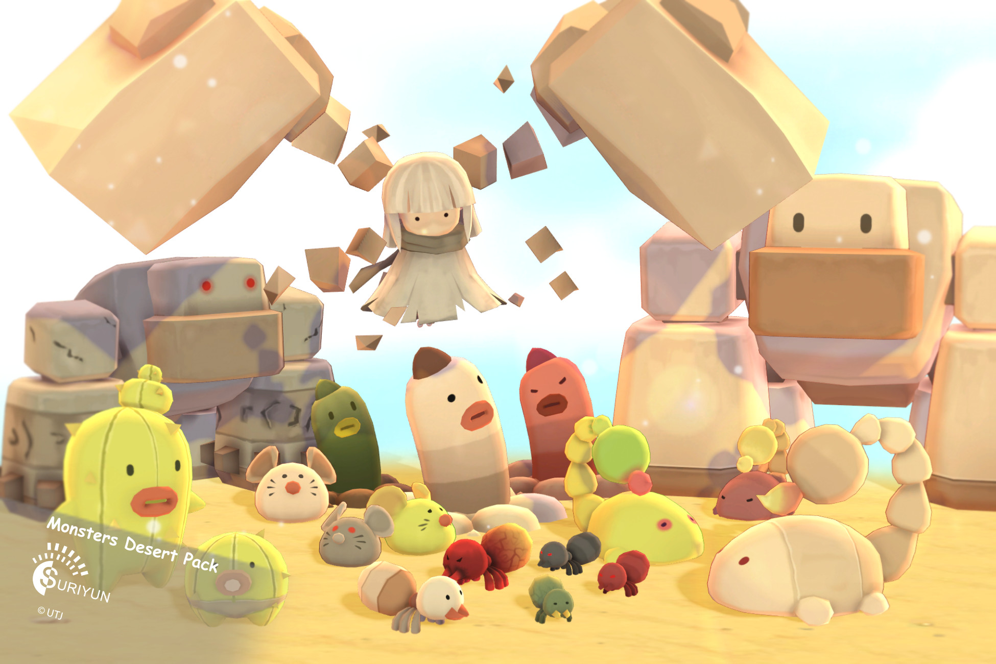 Monsters Desert Pack | 3D Creatures | Unity Asset Store