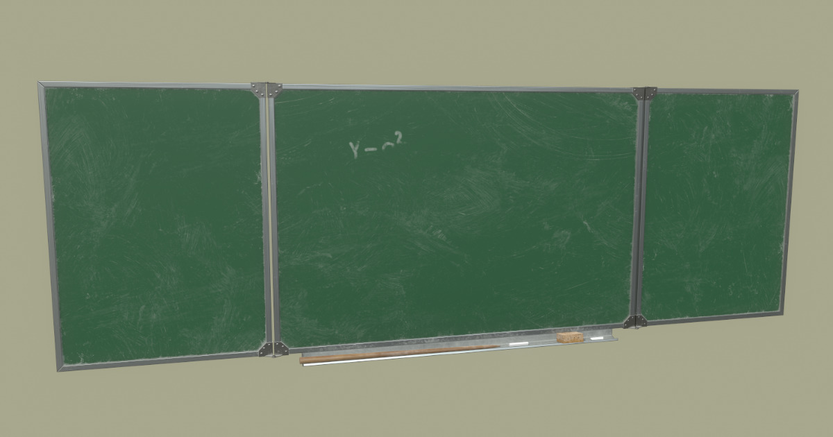 Chalkboard | 3D Interior | Unity Asset Store