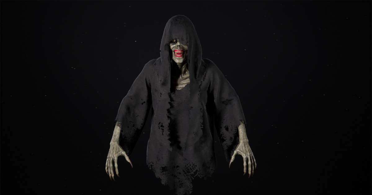 Human Ghoul Ghost | 3D Creatures | Unity Asset Store