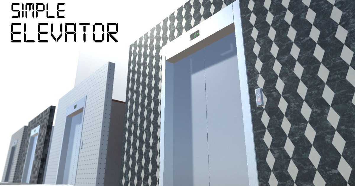 Simple Elevator | 3D Props | Unity Asset Store
