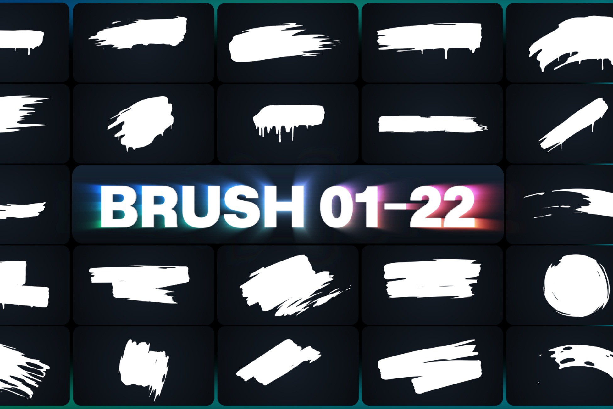 Brush Elements 01-22 | 2D Textures & Materials | Unity Asset Store