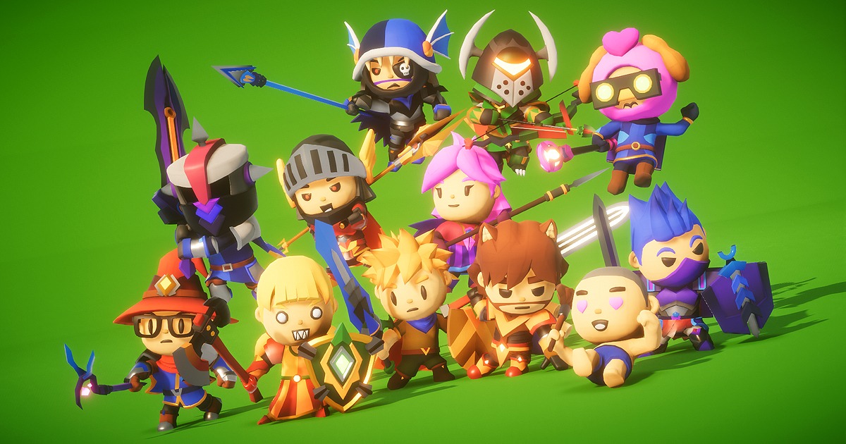RPG Tiny Hero Wave PBR | 3D Humanoids | Unity Asset Store