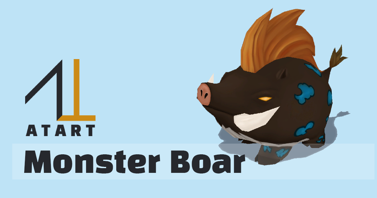 ATART Monster Boar | 3D 생물 | Unity Asset Store