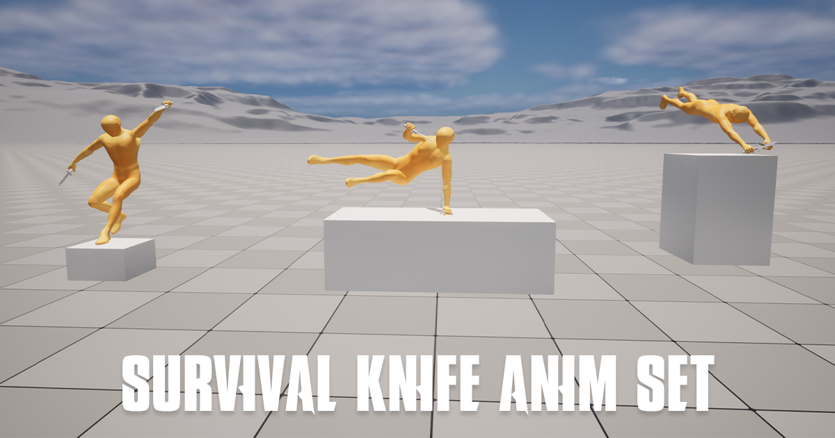 Survival Knife Anim Set | 3D Animations | Unity Asset Store