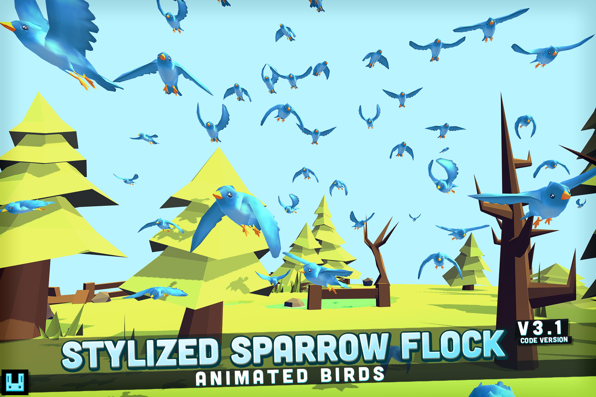 Stylized Sparrow Flock 2025 | Characters | Unity Asset Store