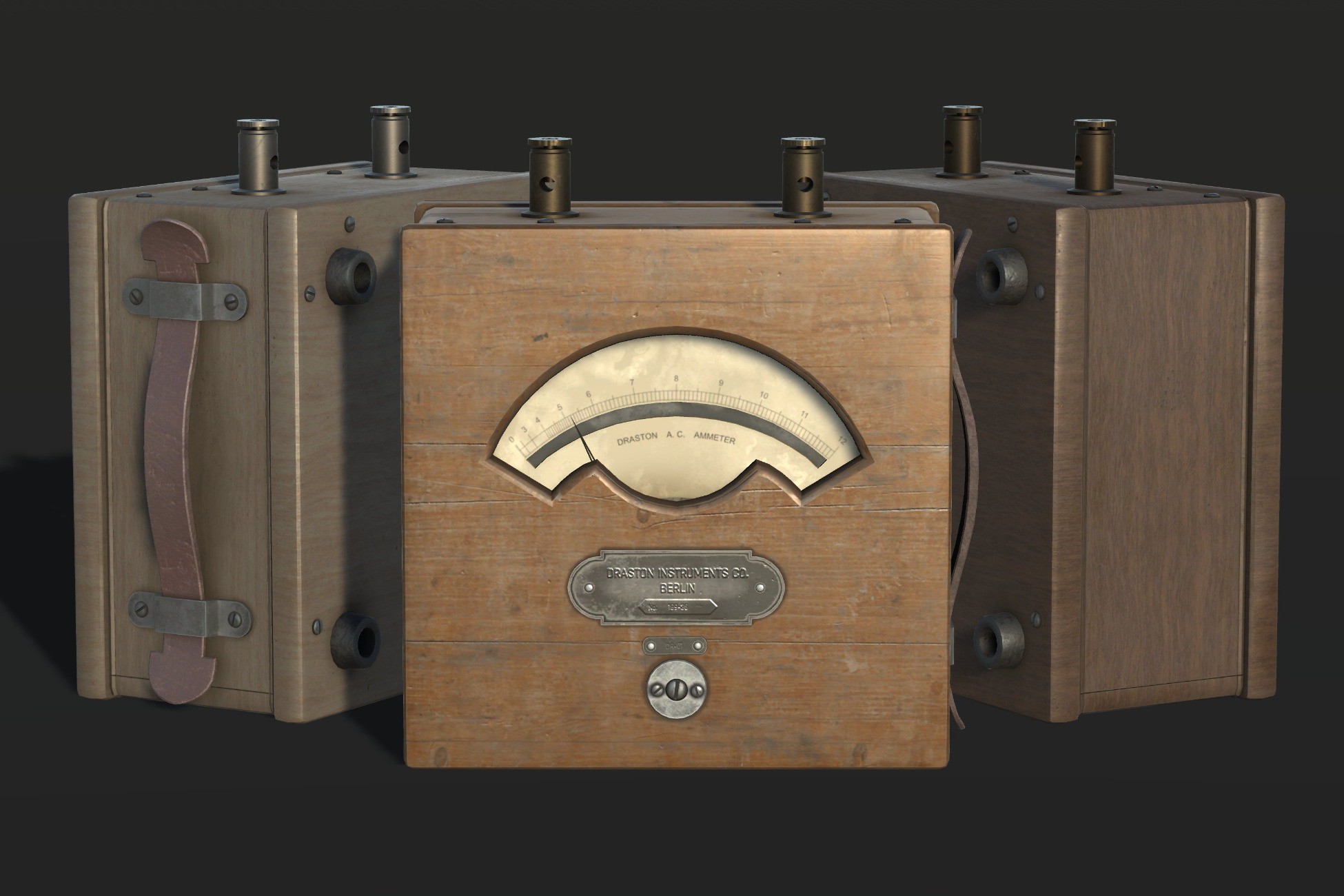 Vintage Ammeter Set (Functional) | 3D Electronics | Unity Asset Store