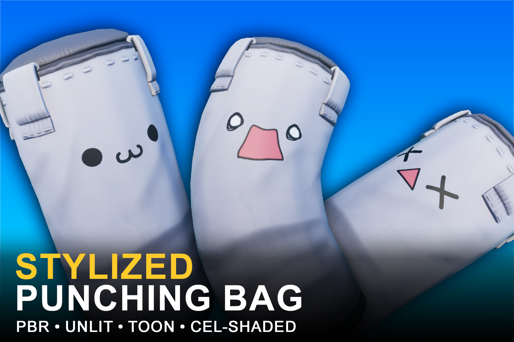 Stylized Punching Bag (PBR/Unlit/Cel-Shaded/Simple) | 3D Characters | Unity Asset Store