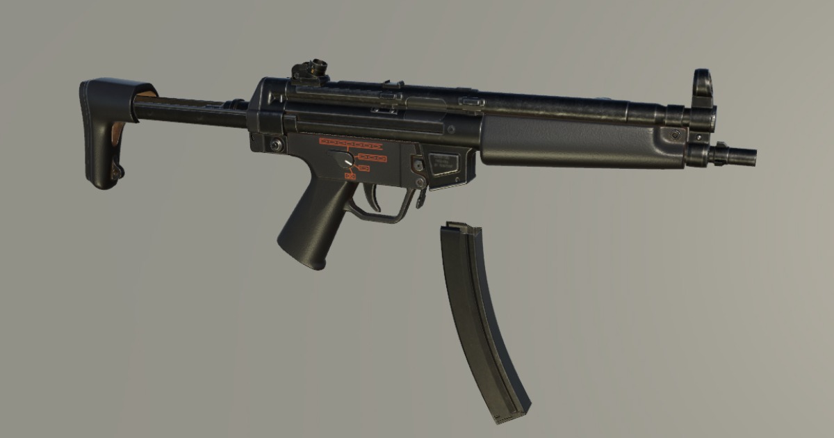 MP5 | 3D Guns | Unity Asset Store