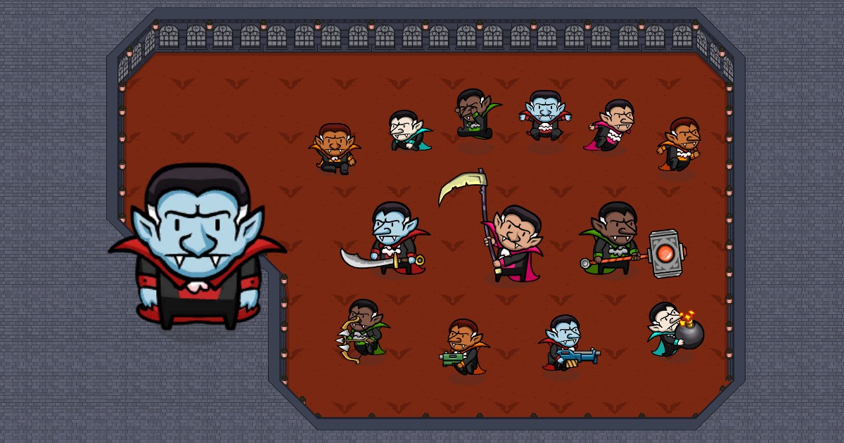 2D Character - Vampire | 2D Characters | Unity Asset Store