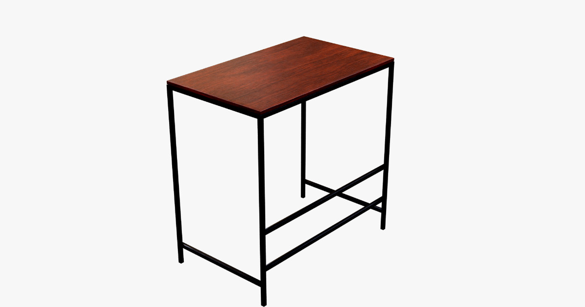 Industrial Style Table – Game Ready PBR Asset | 3D Furniture | Unity ...
