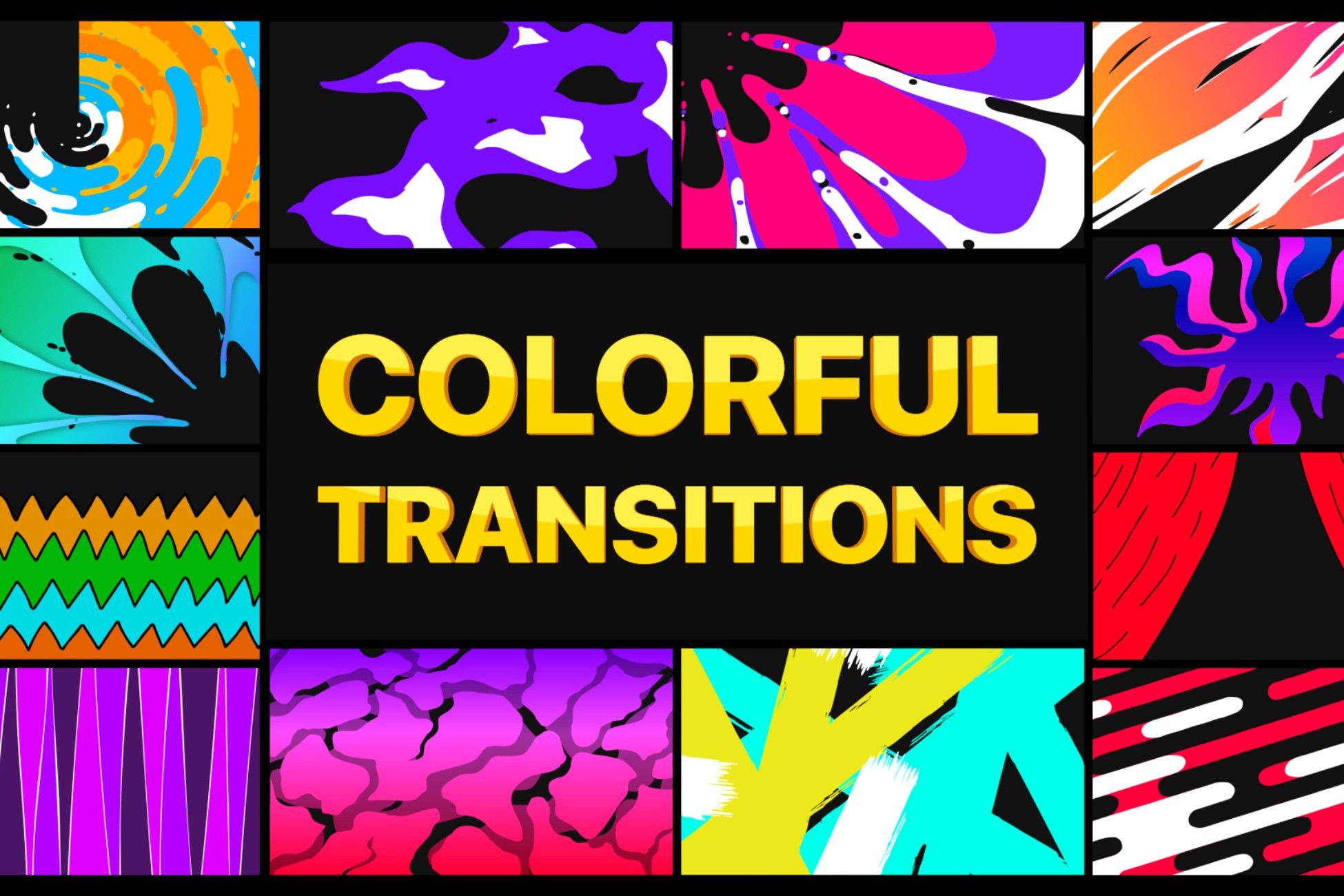 Stylish Colorful Transitions (24.01) | 2D Textures & Materials | Unity ...