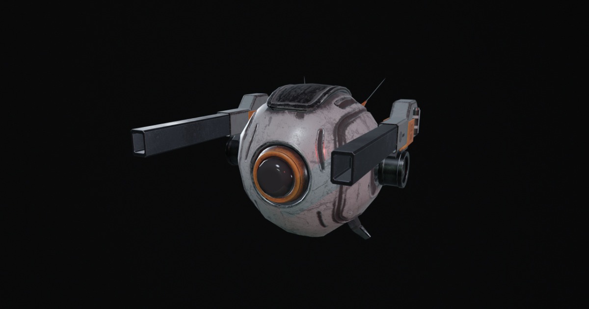 Sci-fi Drone 01 F | 3D Robots | Unity Asset Store