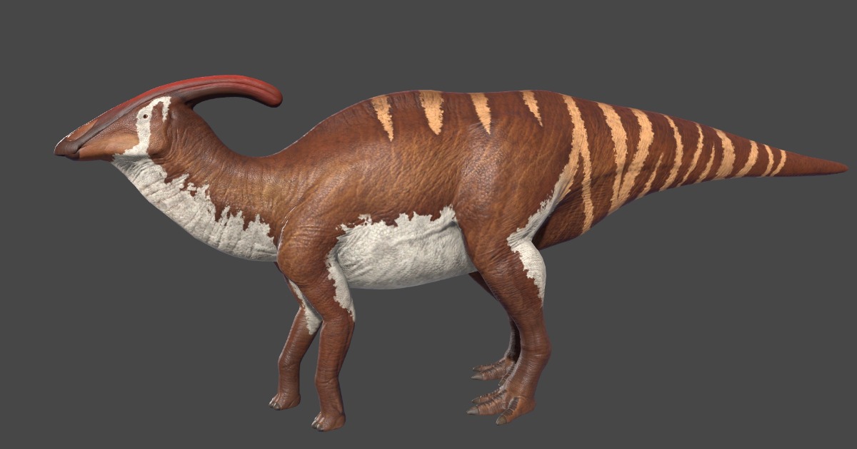 Parasaurolophus (walkeri, cyrtocristatus) | Characters | Unity Asset Store