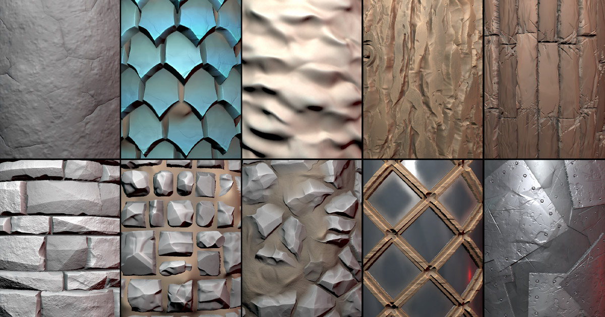 Another Stylized Material Collection 5 | 2D Textures & Materials ...