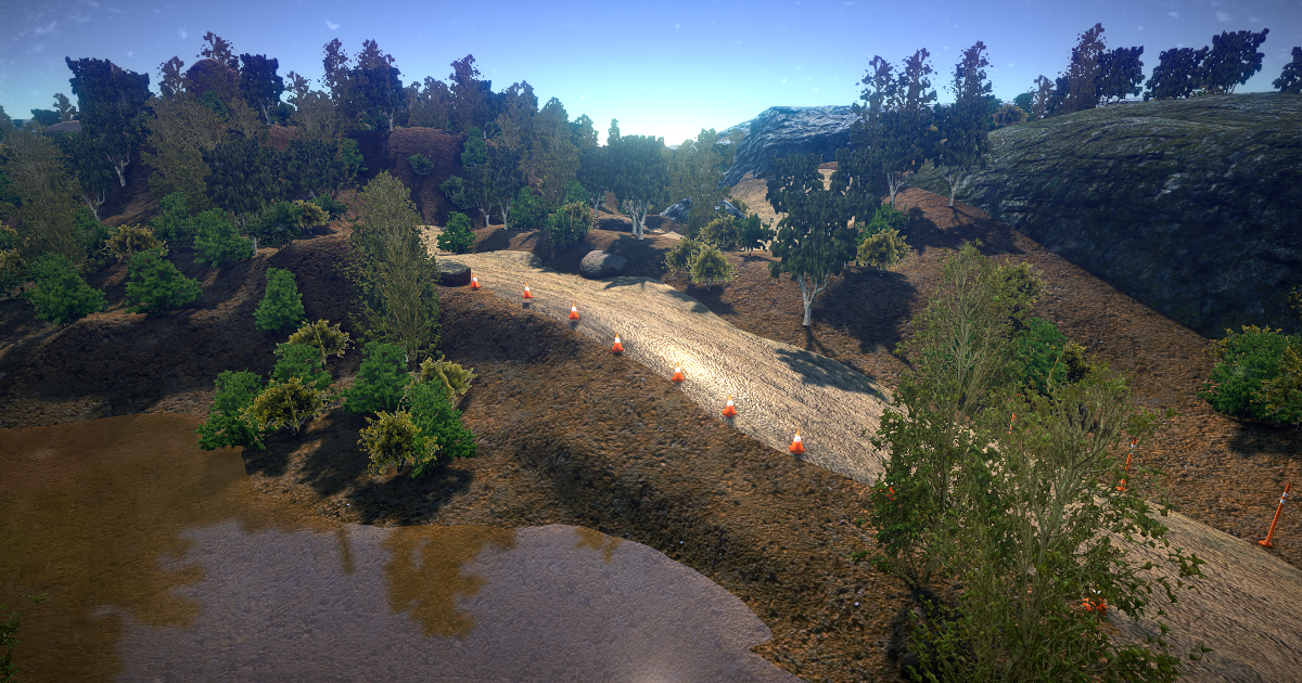 Off-road Rally Race Track #1 : Forest Road | 3D Roadways | Unity Asset ...