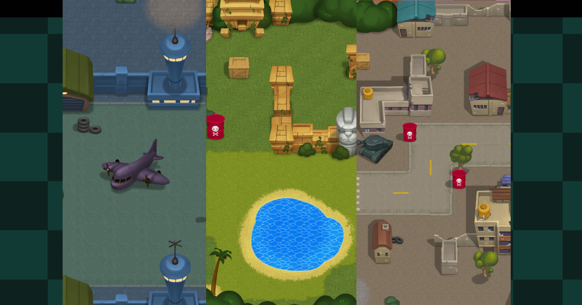 Hunting Maps | 2D Environments | Unity Asset Store