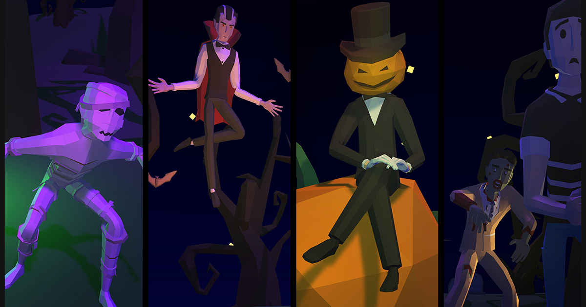 Low Poly Halloween Creatures | 3D Characters | Unity Asset Store