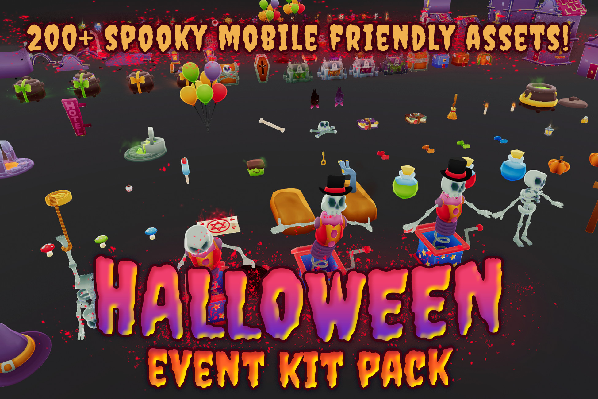 Spooky Halloween Event Kit | 3D Fantasy | Unity Asset Store