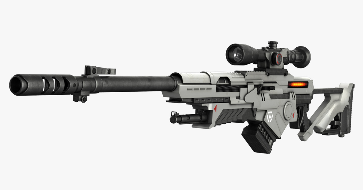 Sci Fi Rifle | 3D Guns | Unity Asset Store