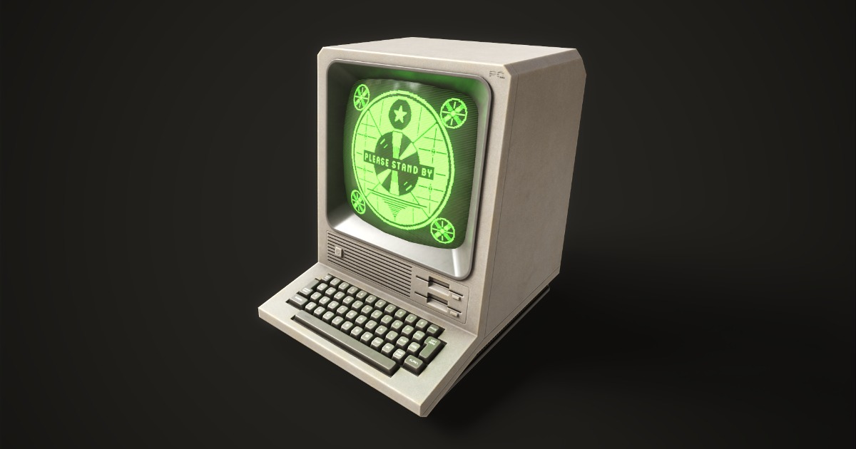 Retro Terminal | 3D Electronics | Unity Asset Store