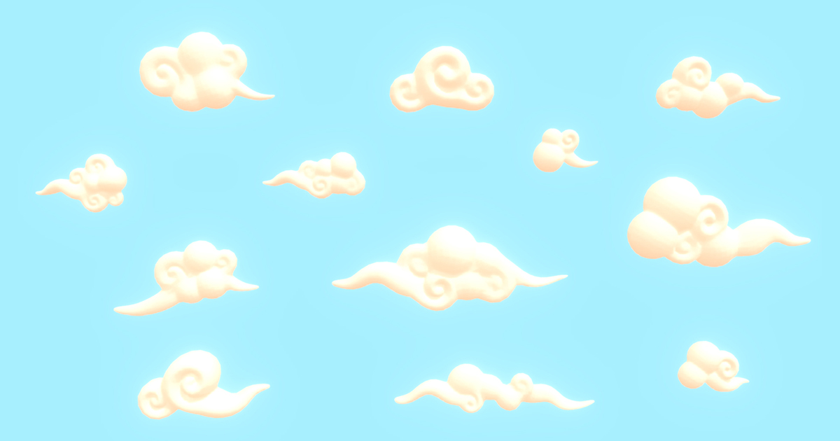 Stylized Clouds Pack - Vol 05 | 3D Props | Unity Asset Store