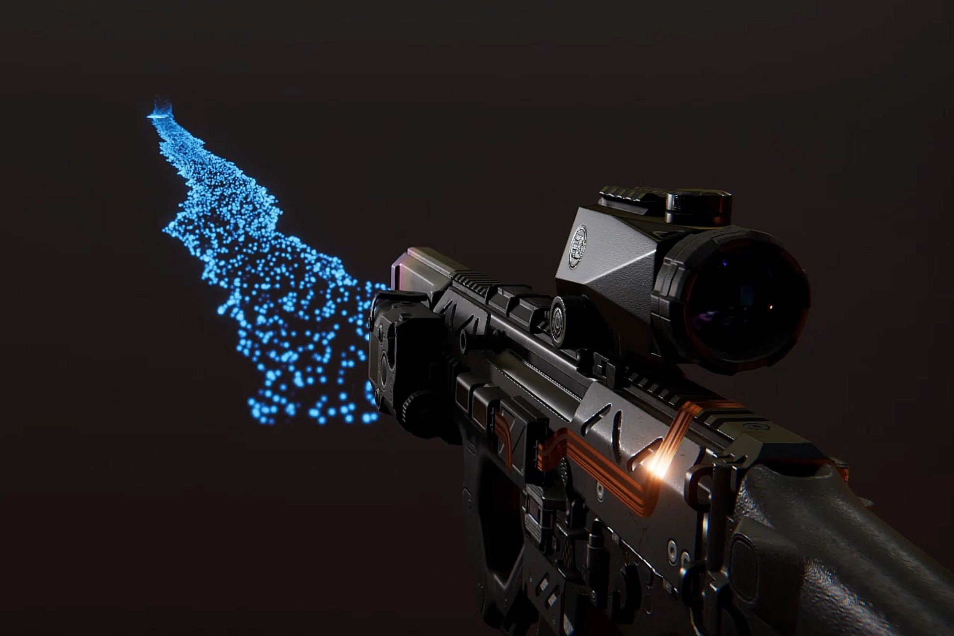 Sci-Fi Hitscan Shot Trail Wave | VFX Particles | Unity Asset Store