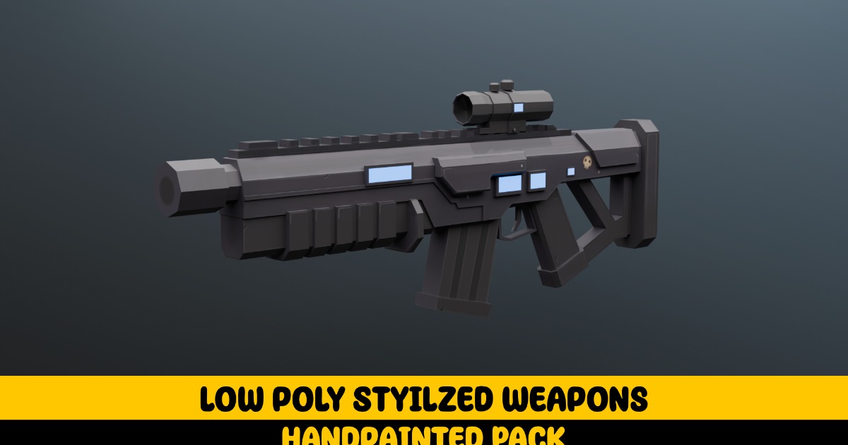 Low Poly Stylized Weapons-Hand Painted | 3D Weapons | Unity Asset Store