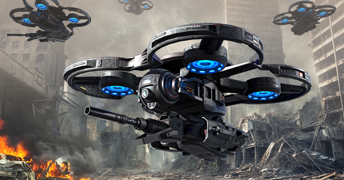RTS.08 - Quad Drone | 3D Space | Unity Asset Store