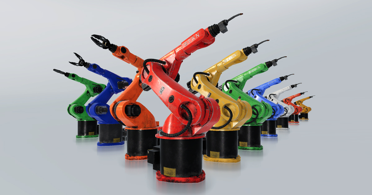 Industrial Robotic Arm | 3D Industrial | Unity Asset Store