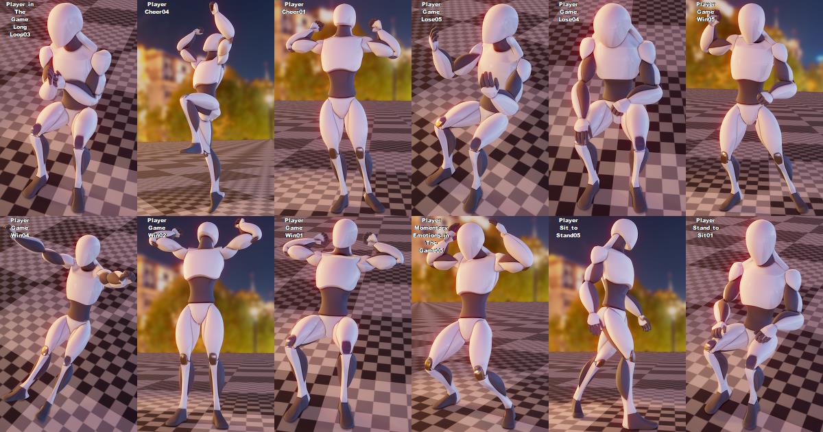 AA_e-sports_player | 3D Animations | Unity Asset Store