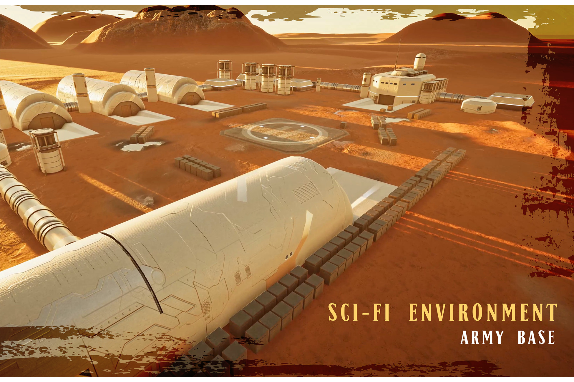 Sci-Fi-Base | 3D Sci-Fi | Unity Asset Store