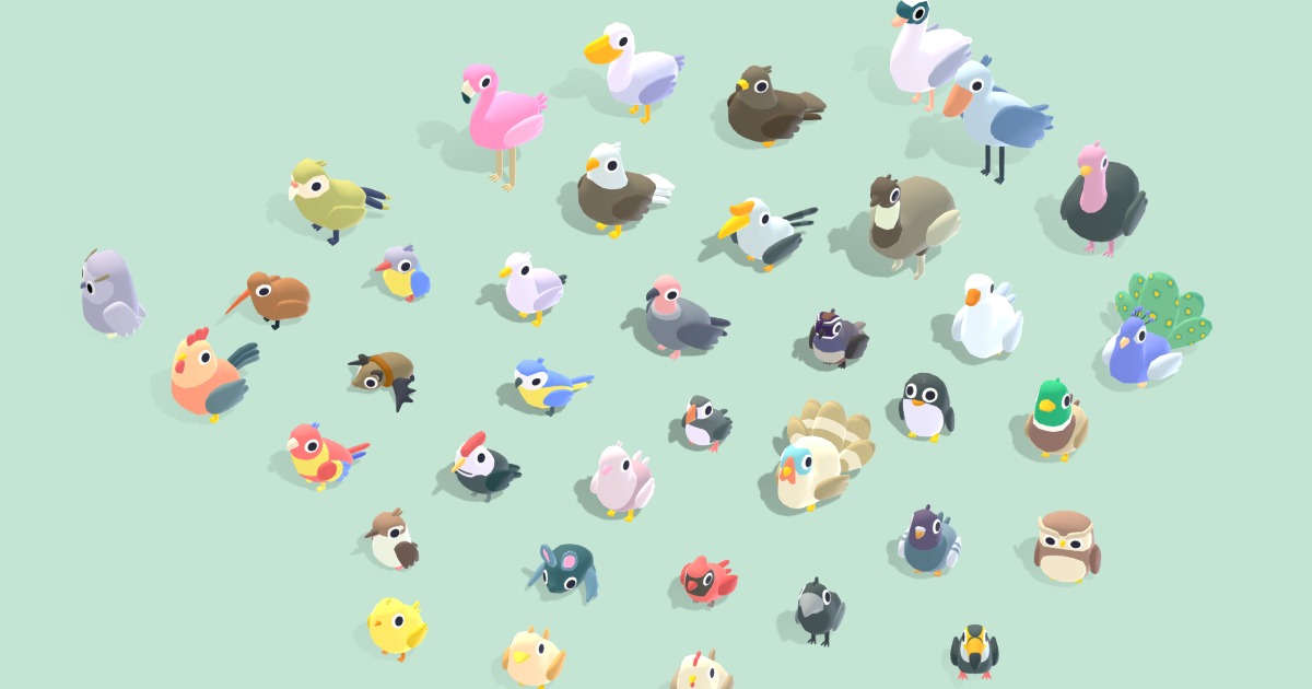 Quirky Series - Birds Bundle | Characters | Unity Asset Store
