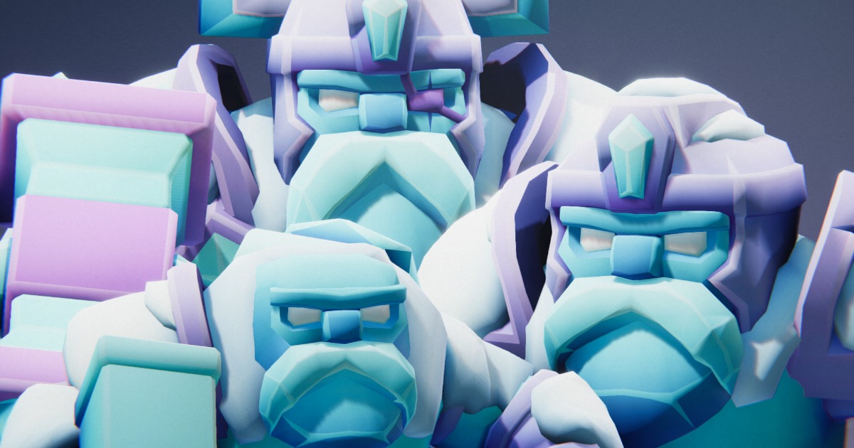 Ice Totem Family - Character + Animations | 3D Creatures | Unity Asset ...