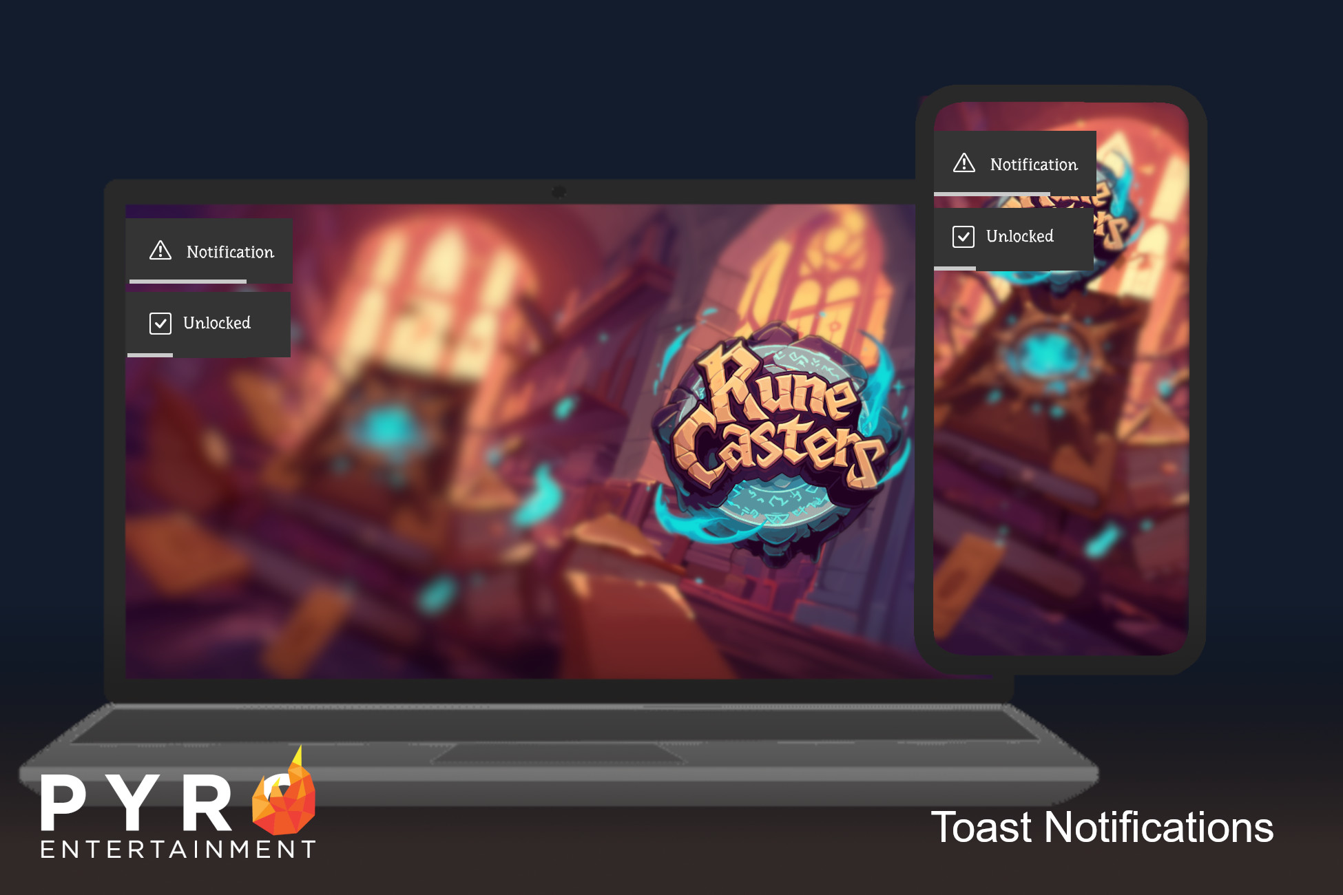 Pyro - Toast Notification Plugin | GUI Tools | Unity Asset Store