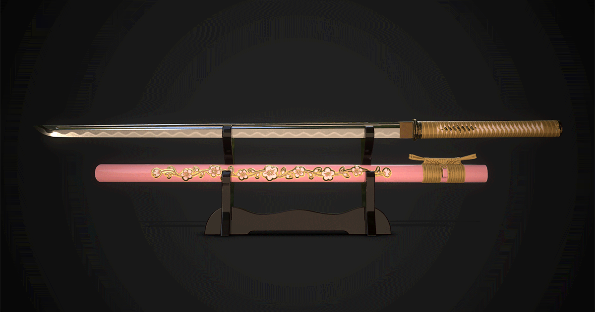 Samurai sword katana No.04 | 3D Weapons | Unity Asset Store