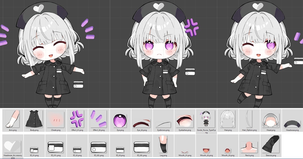 Guide_Nurse_TypeD | 2D 角色 | Unity Asset Store