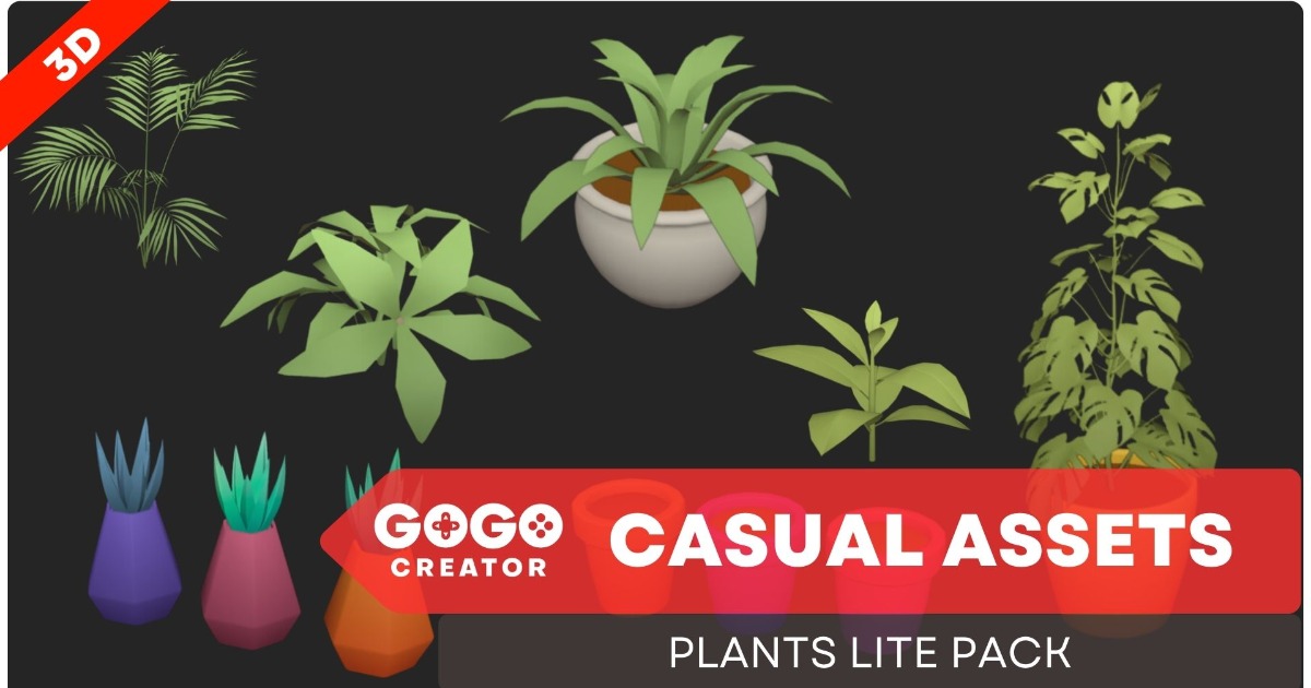 Casual Plants Lite Pack | 3D Vegetation | Unity Asset Store
