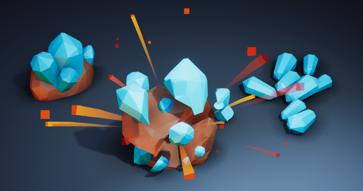 Shatter Stone: Low Poly | 3D Props | Unity Asset Store