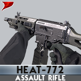 Heat 772 Assault Rifle With Hands