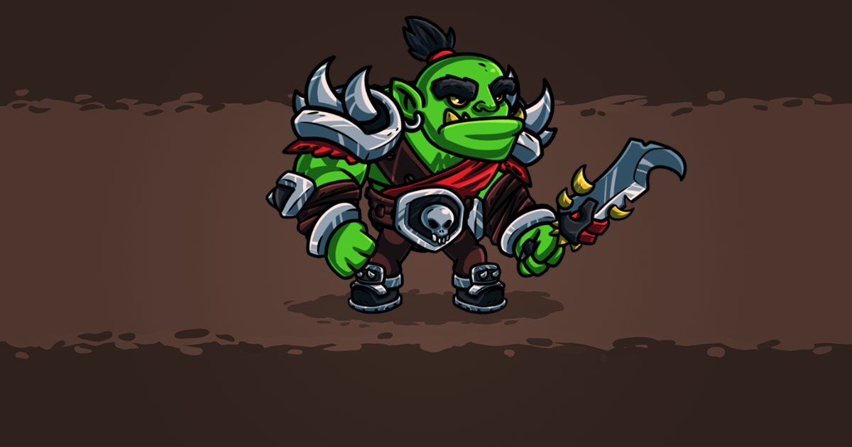 Orc Conqueror 2D Character | 2D Characters | Unity Asset Store