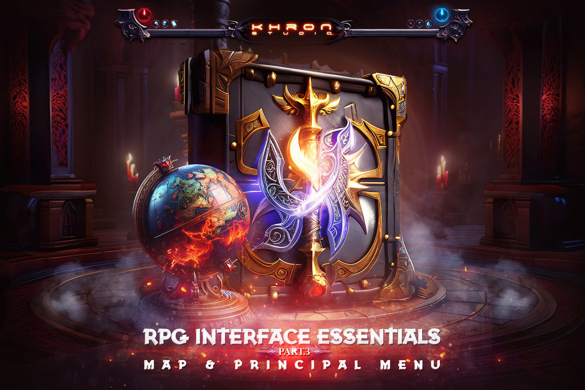 RPG Interface Essentials - Map & Principal Menu | Audio Sound FX | Unity Asset Store